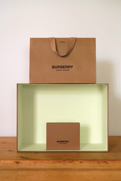 The Burberry Story - Paper and Packaging